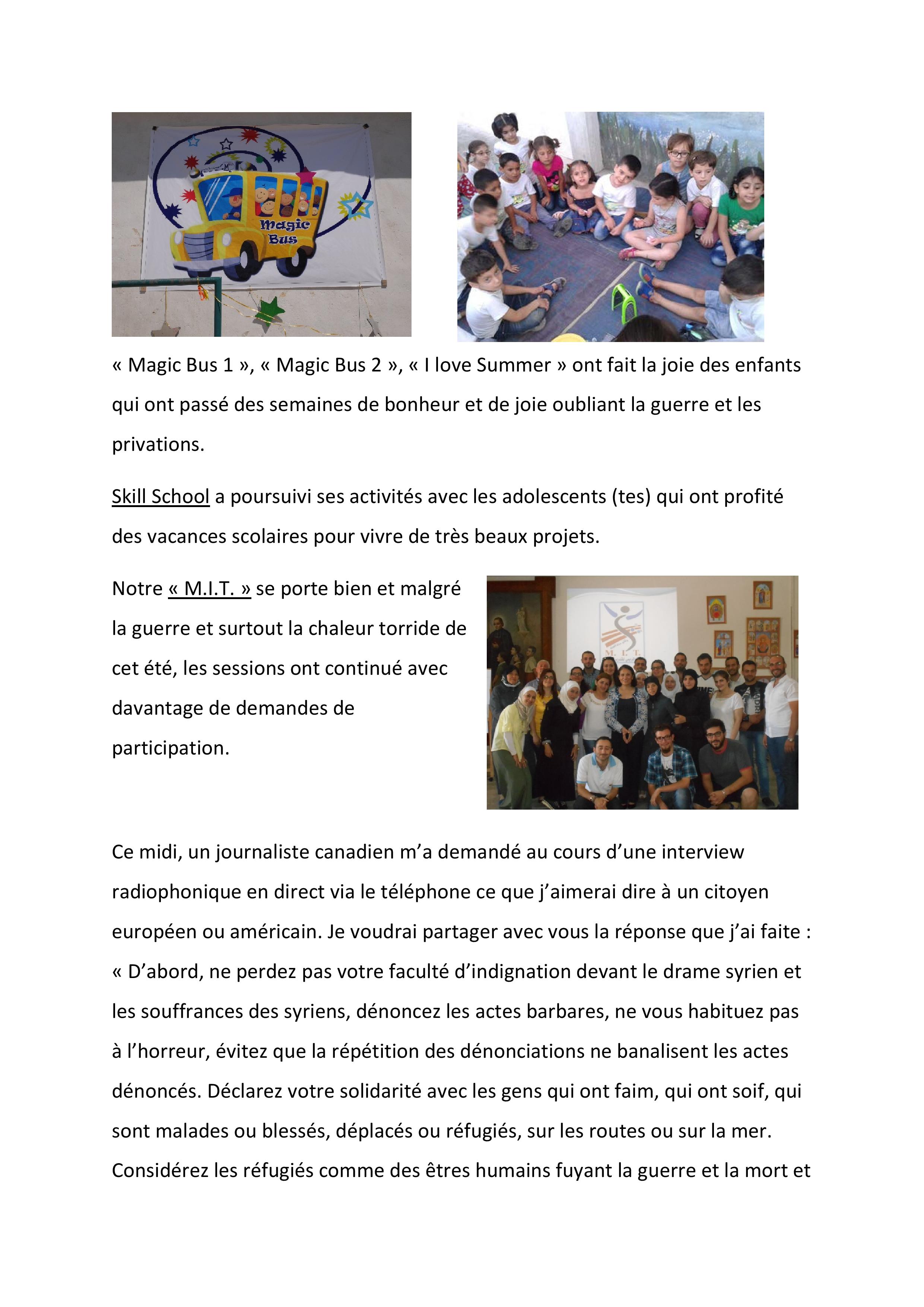Les Maristes Bleus d'Alep – Nabil Antaki : Lettre d'Alep Numéro 23 (8 ...
